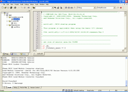 C/C++ Compiler Package for M16C Series and R8C Family [M3T-NC30WA] | Renesas